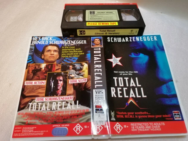 TOTAL RECALL SCHWARZENEGGER - 1990 RARE UnCut RCA Issue - Action Sci-Fi ...