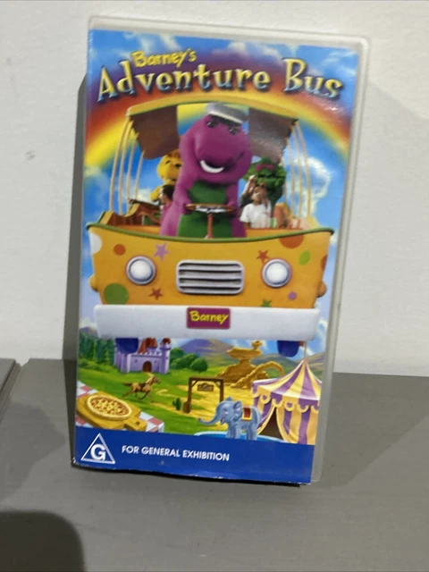 BARNEY’S ADVENTURE BUS - Featuring 17 Favourite Barney Songs (VHS, 1998 ...