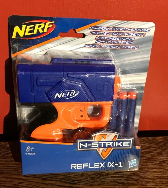 NERF N-STRIKE REFLEX Ix-1 Powerful Stealth Blaster Hasbro New In Pack £ ...