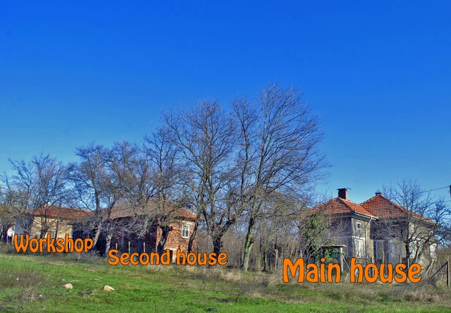 SOUTH EU PROPERTY Two Houses Barn Land Bulgarian Bulgaria spain climat ...