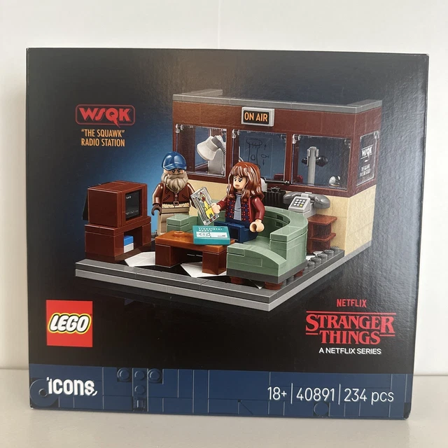 LEGO STRANGER THINGS “The Squawk” WSQK Radio Station 40891 - Brand New ...