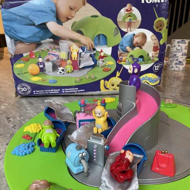 TELETUBBIES TELETUBBY HOUSE Home Hill Dome with figures & accessories ...