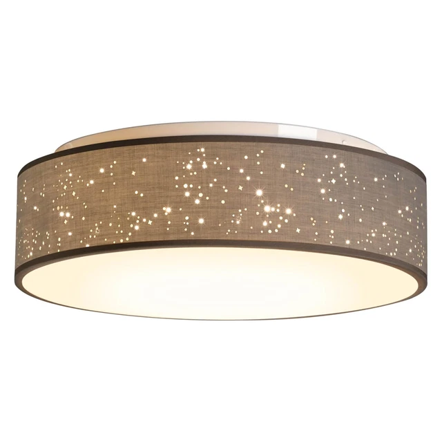 DECKENLAMPE DECKENLEUCHTE MIT Stoff-Lampenschirm Sternenhimmel lampe ...