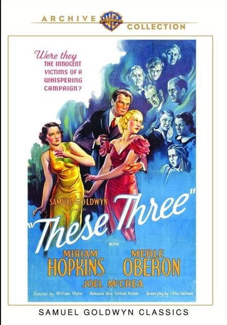 CES TROIS DVD (1936) Miriam Hopkins, Merle Oberon, Joel Mccrea, William ...