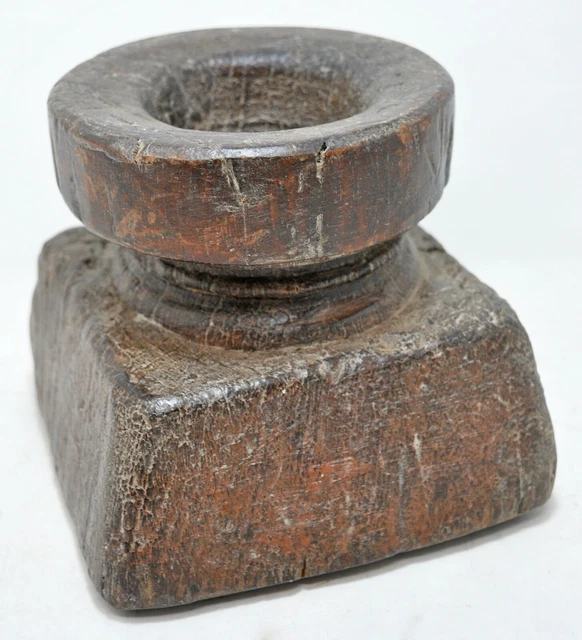 ANTIQUE WOODEN AGRICULTURAL Seed Spreader Bijni Original Old Hand ...