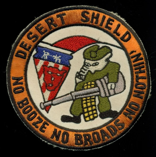 USAF 76TH TACTICAL Fighter Squadron Op Desert Shield Patch S-3 EUR 16 ...