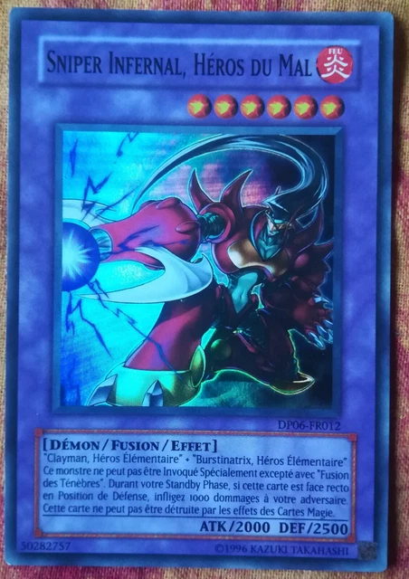 YU GI OH Sniper Infernal Héros Du Mal EUR 5,00 - PicClick FR