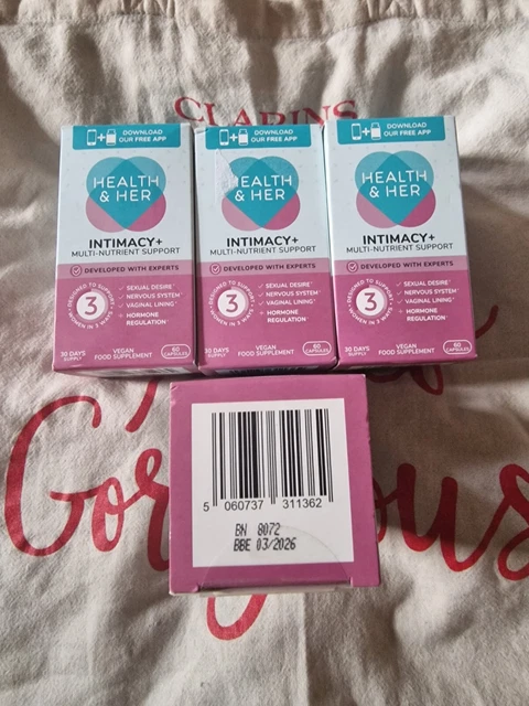 4 X HEALTH AND HER INTIMACY+ MULTI NUTRIENT SUPPORT SUPPLEMENT 60 = 240 ...