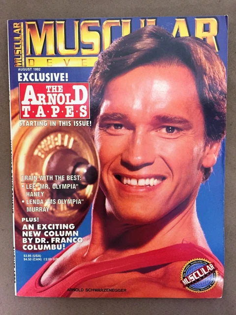 ARNOLD SCHWARZENEGGER W/ Poster - Muscular Development Magazine ...