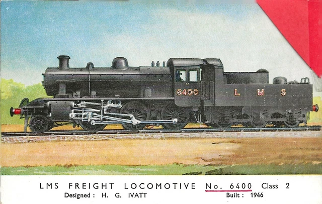 LMS - CLASS 2 2-6-0 No. 6400 - Vintage Post Card - # L2392 £2.28 ...