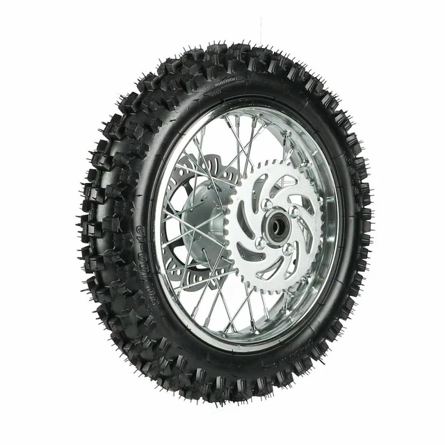 12& REAR WHEEL 80/100-12 Tire Rim Sprocket KLX110 KX65 TTR90 Honda ...