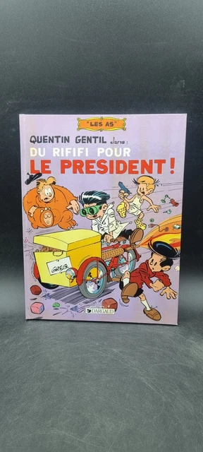 BD LES AS Quentin Gentil de Greg T8 Du rififi pour le Président Dargaud ...