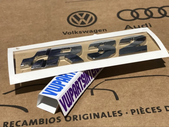 VW GOLF MK5 R32 Badge Logo Emblem for Boot Tailgate or Engine Cover ...