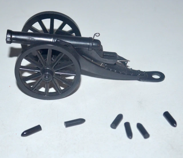 VINTAGE 1950S 1960S Marx Civil War Fort Apache Firing Cannon & Shells £ ...