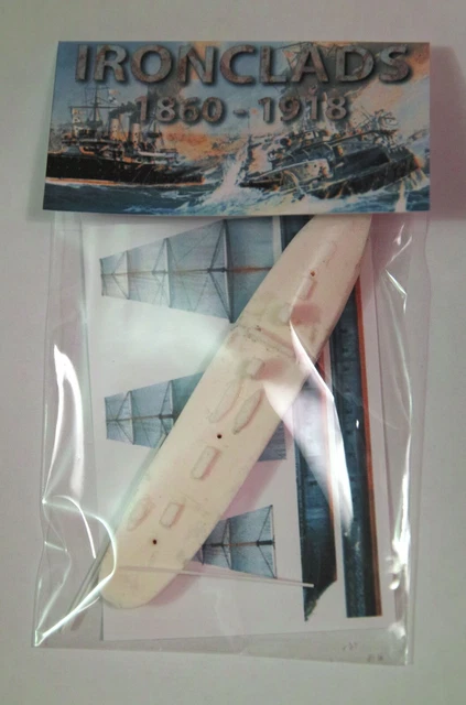 IRONCLADS 1860-1918 1/1200 model ship of the Ironclad HMS Black Prince ...