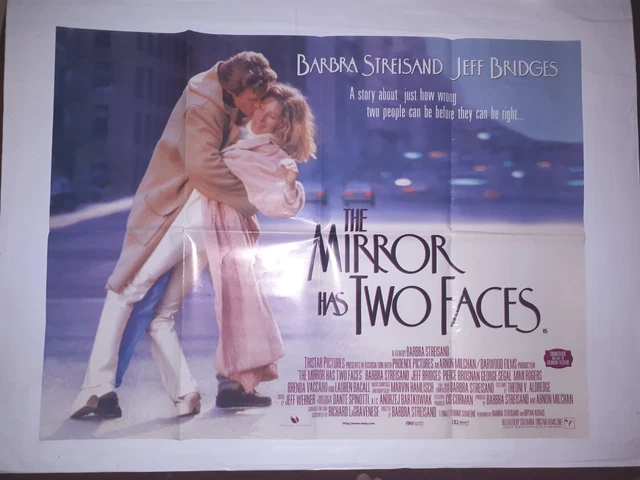 THE MIRROR HAS Two Faces 1996 Barbra Streisand POSTER UK QUAD 30x40 ...