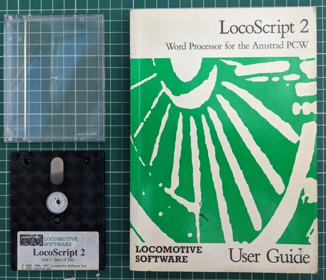 LOCOSCRIPT 2 WORD Processing User Guide & Floppy Disc for Amstrad PCW 8256/8512 £11.95 - PicClick UK