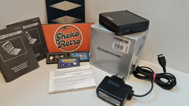 NINTENDO GAME BOY Advance SP Console - Complete in Box + Mario Party ...
