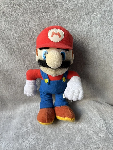 NINTENDO LICENSED SUPER Mario Soft Plush Toy Doll Play By Play 14" 2002 ...