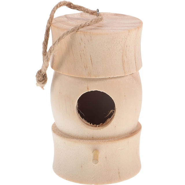 MAISON DE COLIBRI Bois Pin Nidification D'oiseaux Hamacs Pour L'extérieur EUR 10,88 - PicClick FR