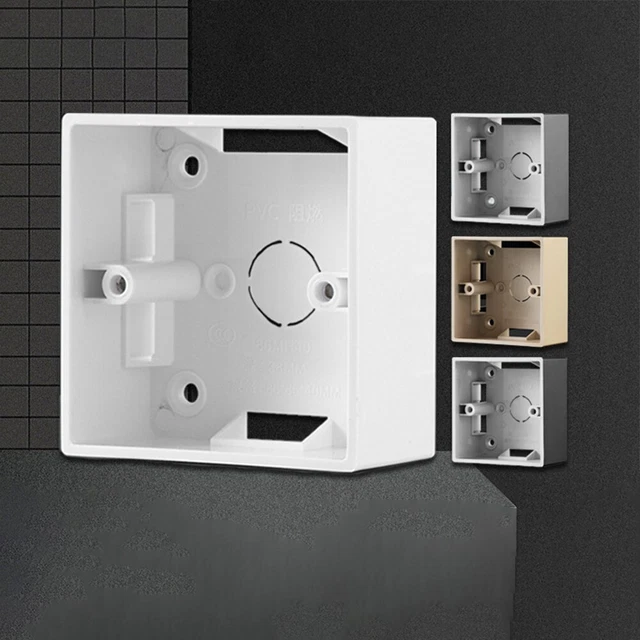Surface Mounted Box Ethernet Backbox Socket Junction Box 86 Type Switch
