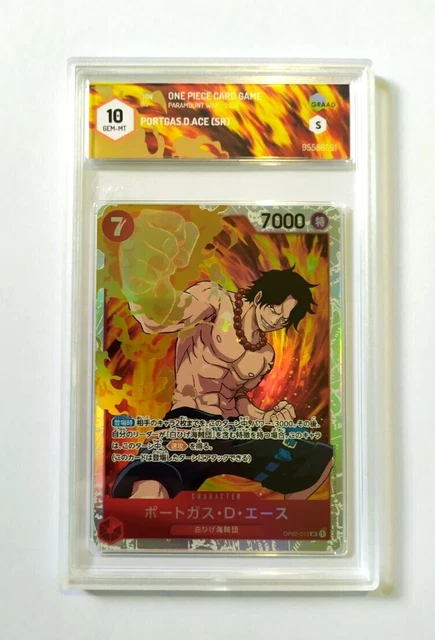 CARTE ONE PIECE PSA GRAAD 10 Portgas D Ace SR Paramount War OP02-013 Gem Mint JP EUR 120,00 ...
