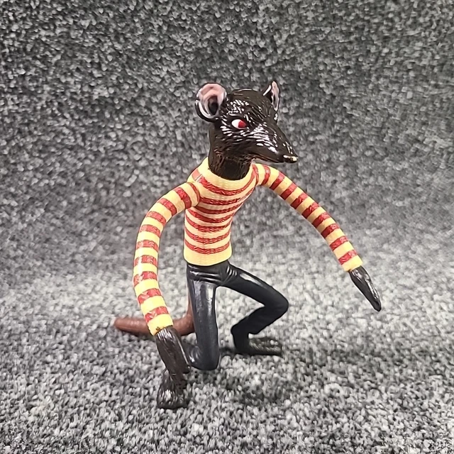 FANTASTIC MR FOX Rat Security Toy Figure Bendy McDonalds Happy Meal ...
