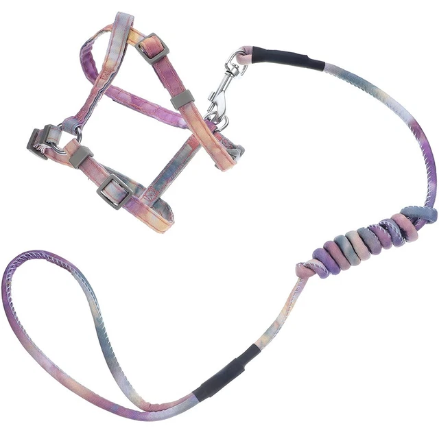 ADJUSTABLE CAT AND Leash Walking Rope For Small Dog Polyester Nylon ...