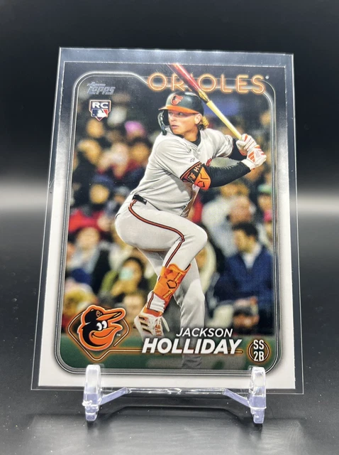 CARTA ROOKIE 2024 Topps Series 2 Jackson Holliday stampa breve #697 EUR ...