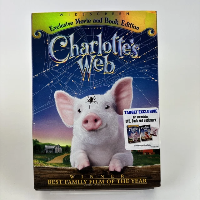 CHARLOTTES WEB (DVD/BOOK) New Sealed Target Exclusive $5.59 - PicClick
