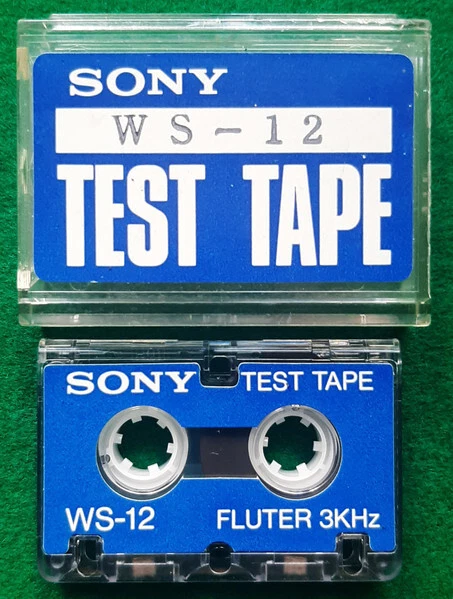 SONY WS-12 TEST Tape Flutter 3KHz Microcassette EUR 99,00 - PicClick DE
