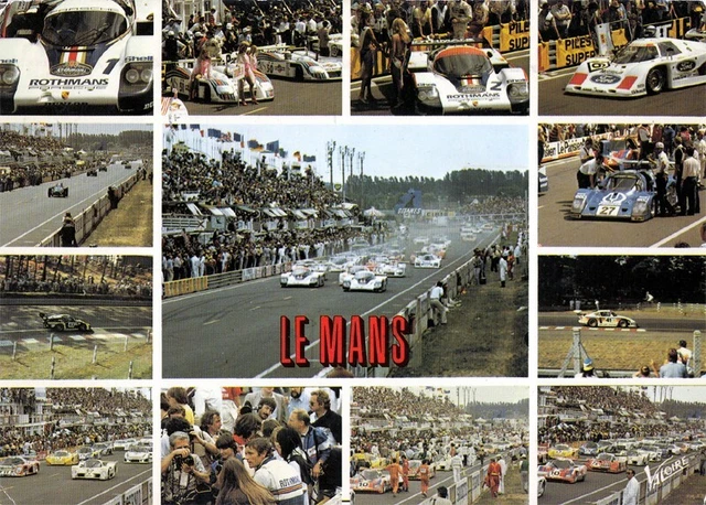 CARTE POSTALE POSTCARD cartolina 24 heures du MANS (72) Le départ 1982 ...