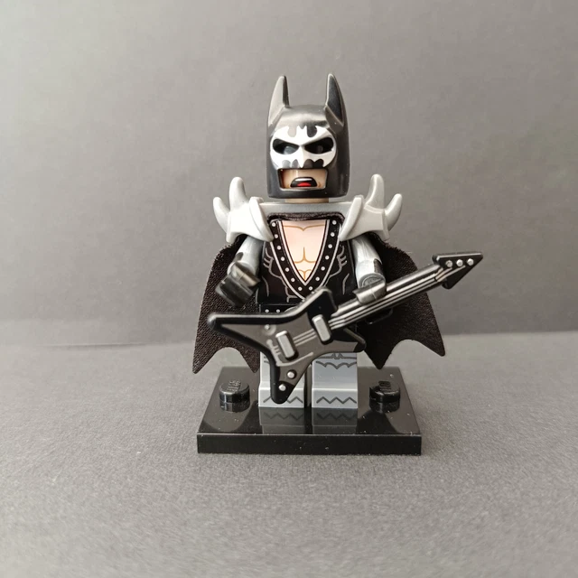 LEGO BATMAN MOVIE 71017 Glam Metal Batman Mini Figure 2017 Series 1 ...