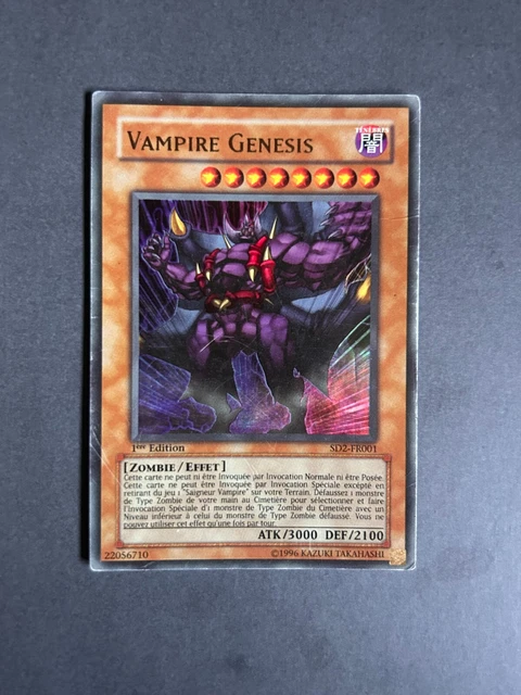 CARTE YU-GI-OH! VAMPIRE Genesis SD2-FR001 1ère Edition EUR 1,00 ...