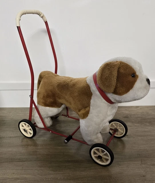 VINTAGE MULHOLLAND & Bailie Ride on/Push Along Dog Classic Toy £49.99 ...