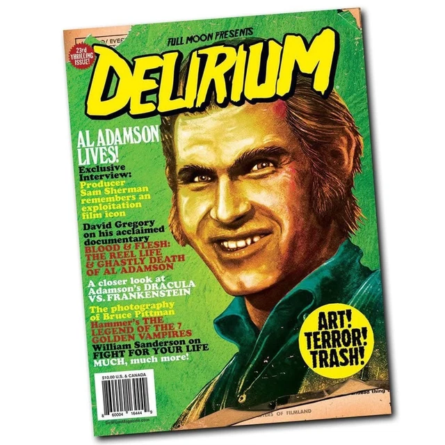 DELIRIUM MAGAZINE #23 Al Adamson Horror Art Ex Condition £9.70 ...