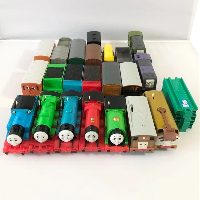 THOMAS FRIENDS TOMY Plarail Patchwork Train Engine Goods Talking Thomas ...