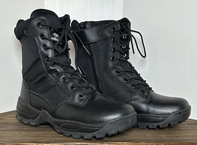 MAELSTROM BLACK COMBAT Tactical Boot Black Size 7 Motorcycle EMT EUC ...