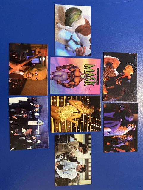 THE MASK MOVIE Vintage 1994 CARDZ Trading Cards Lot of 8 Cards - Jim ...