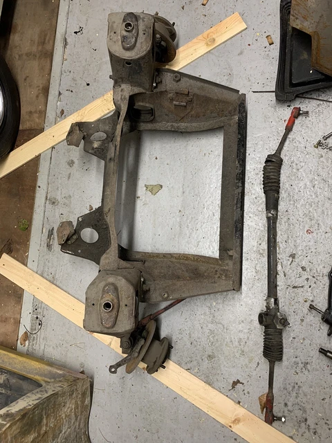 CLASSIC MINI FRONT subframe and steering rack with suspension £150.00 ...