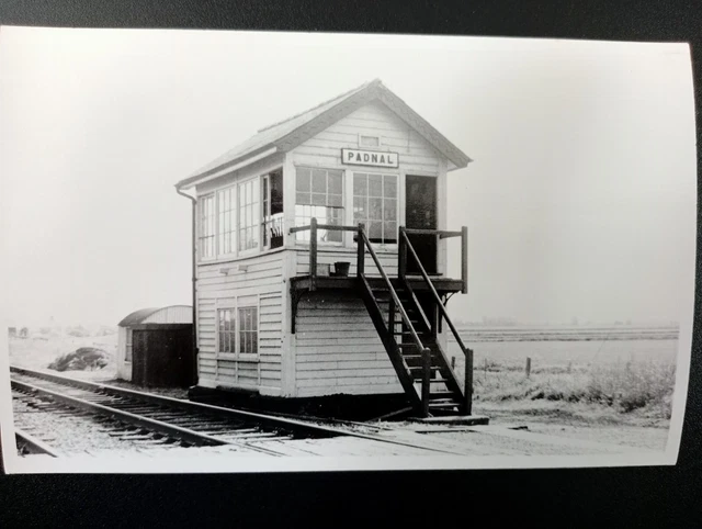 VINTAGE RAILWAY INFRASTRUCTURE Photo Padnal Signal Box N Ely Ger ...