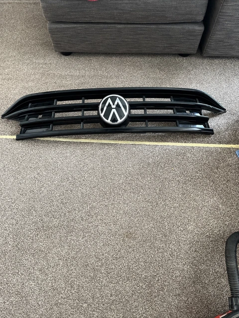 VW TIGUAN MK2 R-LINE 2020-2023 Front Bumper Grille WITH BADGE Upper ...
