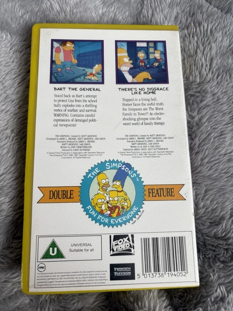 THE SIMPSONS - Collection - Bart the General - 1991 - PAL VHS Cassette ...