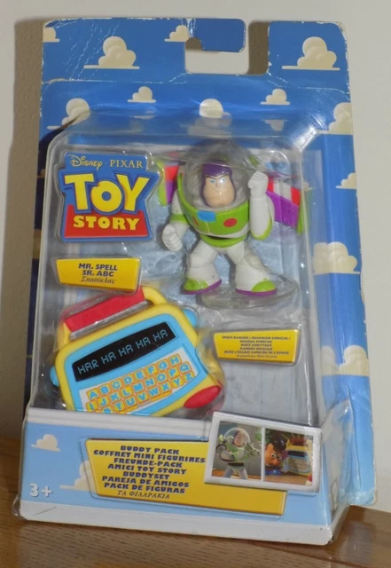 DISNEY PIXAR TOY Story Buddy Pack - Buzz Lightyear & Mr Spell BRAND NEW ...