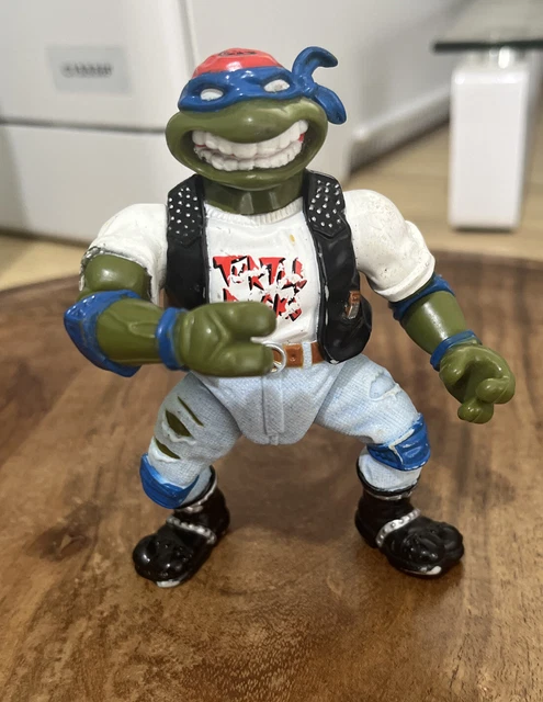 1991 PLAYMATES TMNT Vintage CLASSIC ROCKER LEO Teenage Mutant Ninja ...