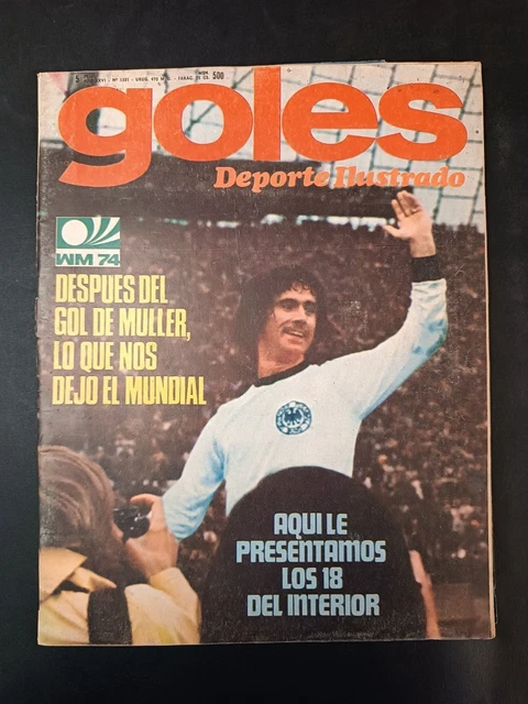 RIVISTA GOLES FOOTBALL Argentino (1974) n 1331 - Muller EUR 20,00 ...