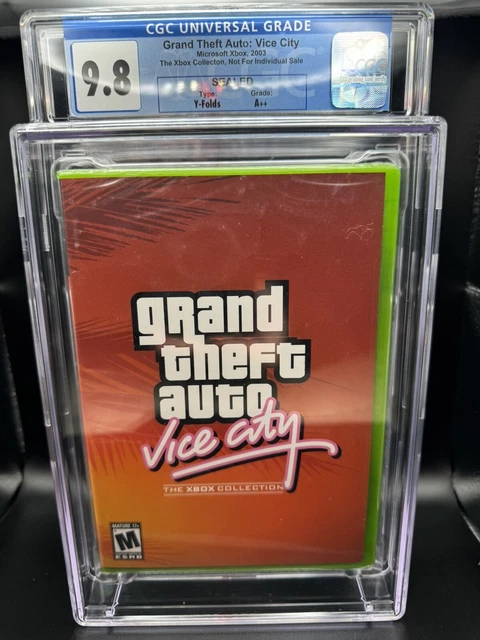 GRAND THEFT AUTO Vice City Xbox Edition CGC 9.8 A++ SCELLÉ NON WATA VGA ...