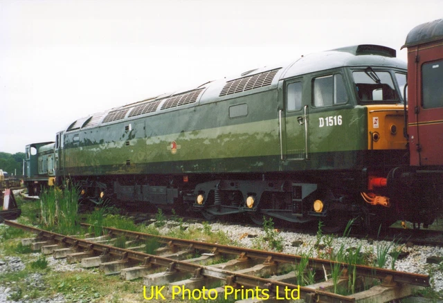 RAILWAY PHOTO 6X4 Class 47 D1516 ex works Midland Railway Centre c2004 ...