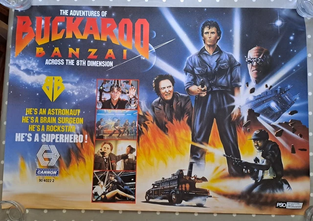 BUCKAROO BANZAI ACROSS The 8th Dimension Original 1980's Video Shop ...