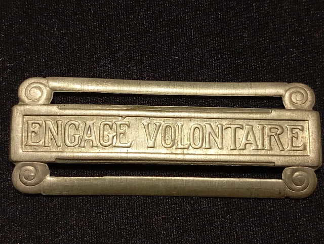 O10/03/25(REF22459) BARRETTE MÉDAILLE militaire engagé volontaire ...